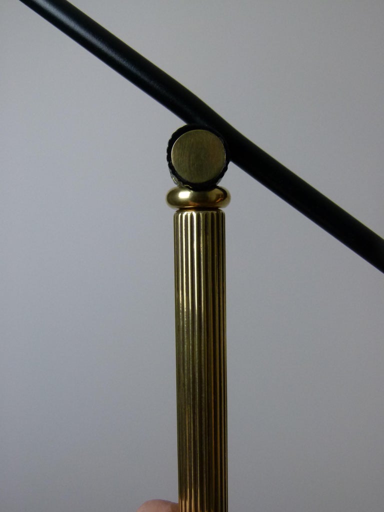 Floor Lamp with Pendulum, Counter-Weight and Patella by Maison Lunel at ...