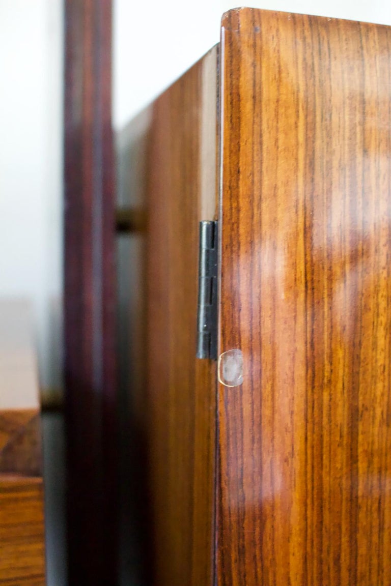 Floor to Ceiling Shelving System Attributed to Dassi, Italy 1950s at ...