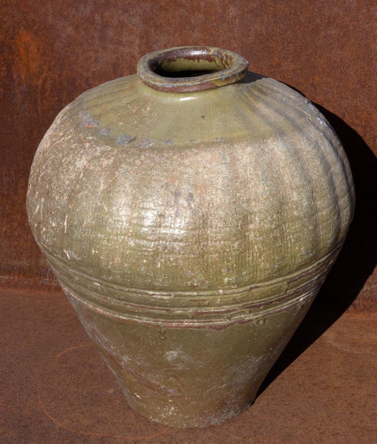 Floor Vase, Chinese Rice Wine Jar For Sale at 1stDibs | chinese rice jar