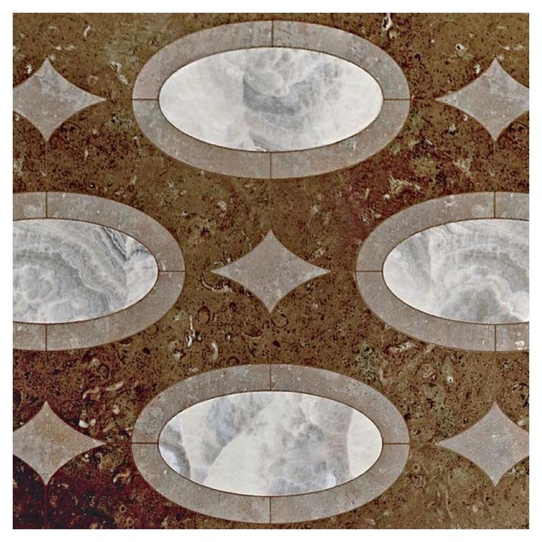 Water Jet Cut Tile Design