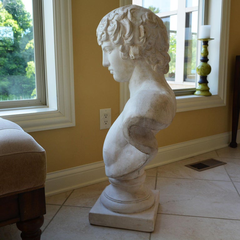 Floorsized Plaster Bust of Caesar or Apollo from the World's Fair, 1964 ...