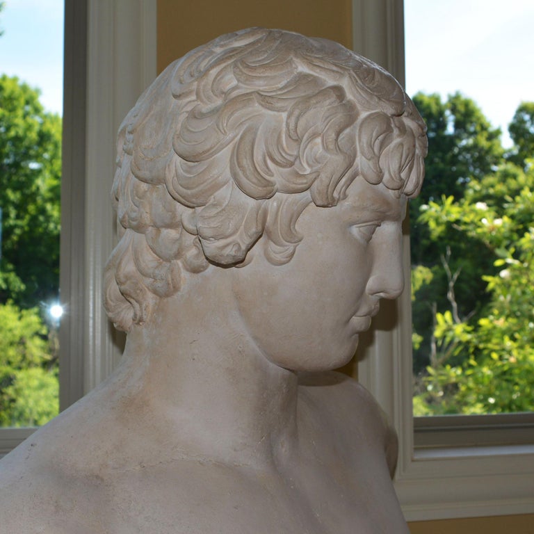Floorsized Plaster Bust of Caesar or Apollo from the World's Fair, 1964 ...