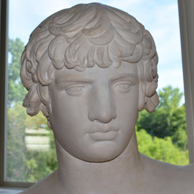 Floorsized Plaster Bust of Caesar or Apollo from the World's Fair, 1964 ...