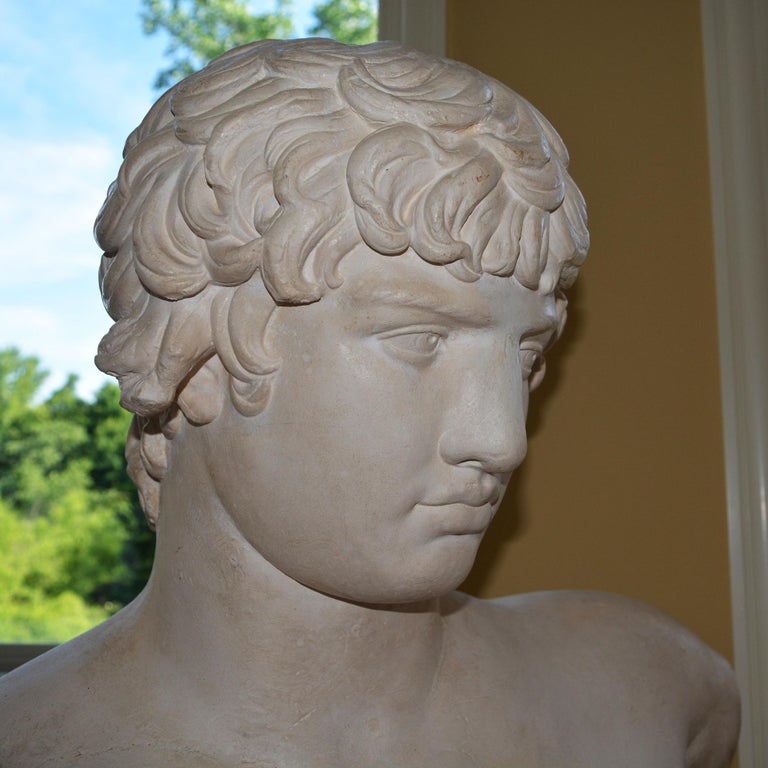 Floorsized Plaster Bust of Caesar or Apollo from the World's Fair, 1964 ...