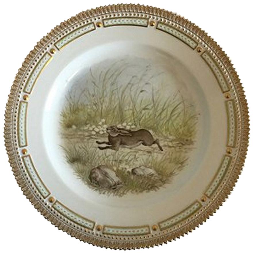 Flora Danica Animal Dinner Plate #239/3549 For Sale at 1stDibs