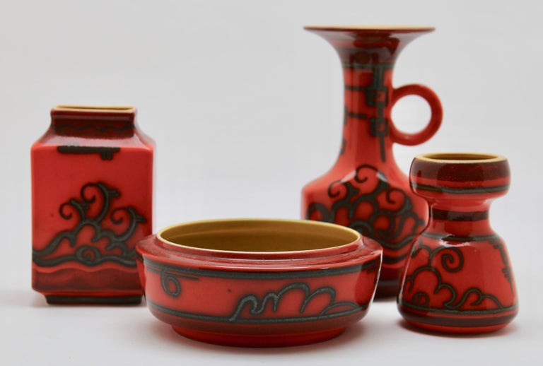 Flora, Gouda Signed Designs from the 'Tokyo' Series 'NL, 1968 For Sale ...