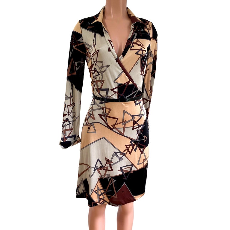 Flora Kung silk jersey mock wrap skirt dress For Sale at 1stDibs ...