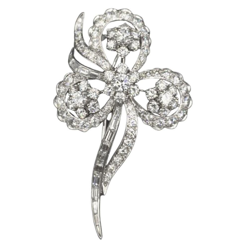 Golden Old European Cut Diamond Starburst Pin/Pendant at 1stDibs