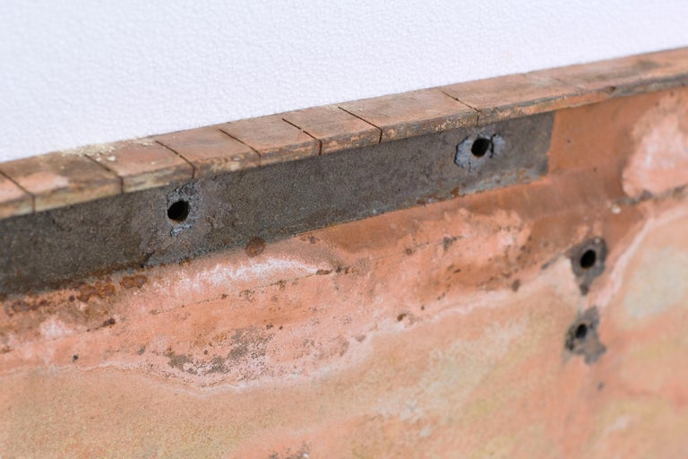 Floral Cast Iron Frieze Section from NYC Building Cornice - 88 in. For ...