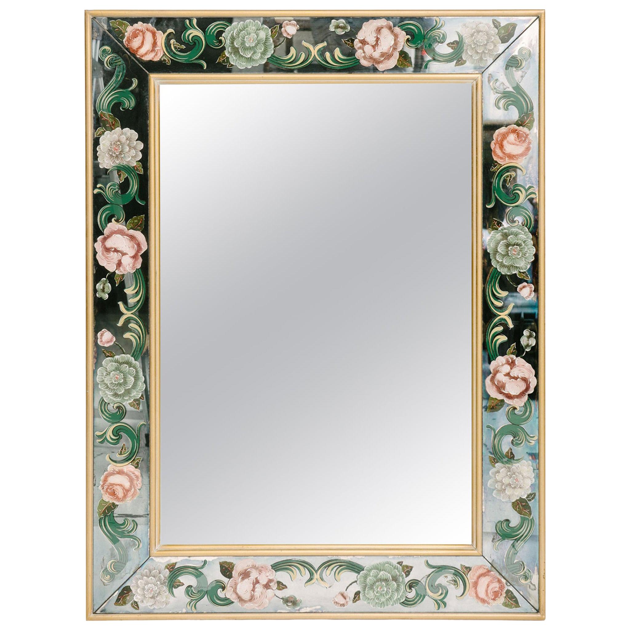 Eglomise Mirror at 1stDibs