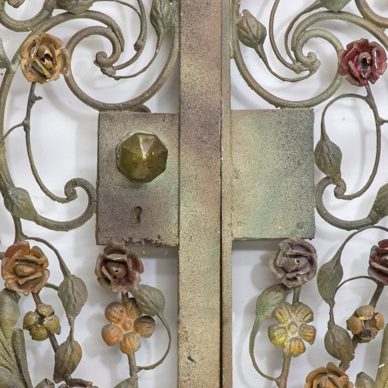Floral Garden Gate at 1stDibs