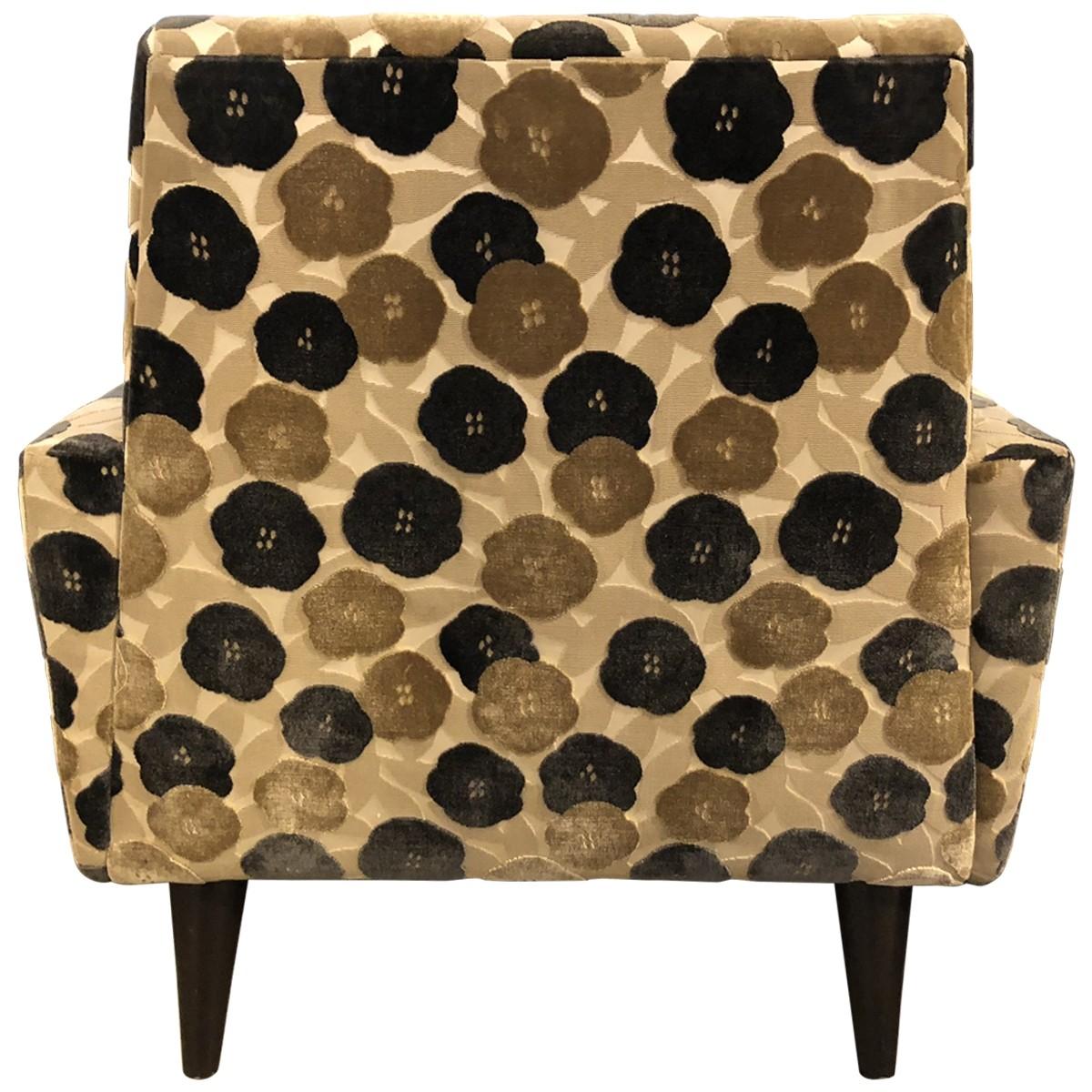 Floral Lounge Chair Modern Midcentury For Sale at 1stDibs | floral ...