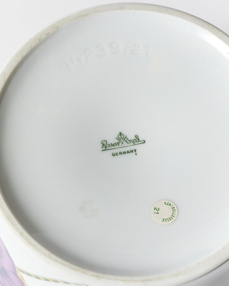 Floral Porcelain Vase by Rosenthal For Sale at 1stDibs