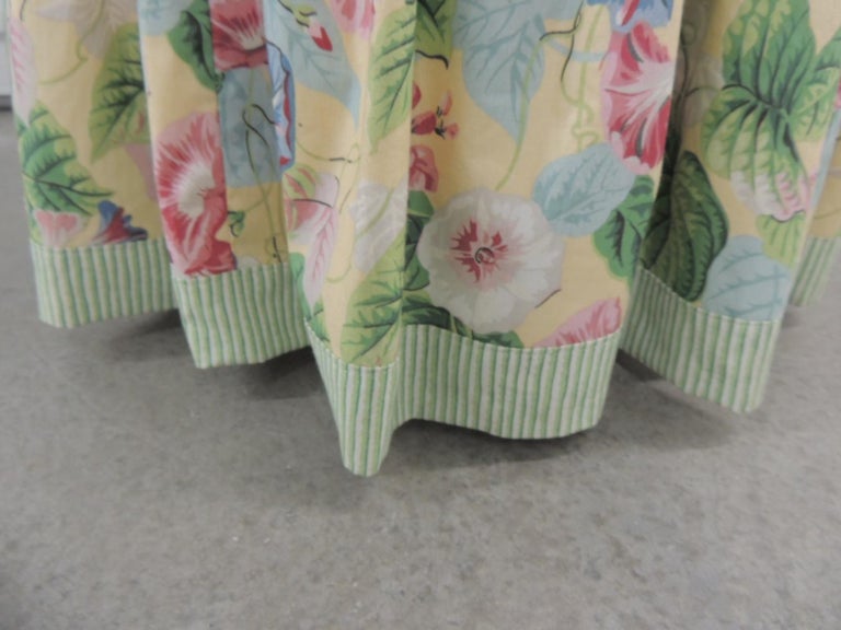 Floral Upholstered Victorian Eastlake Style Slipper Chair For Sale at ...