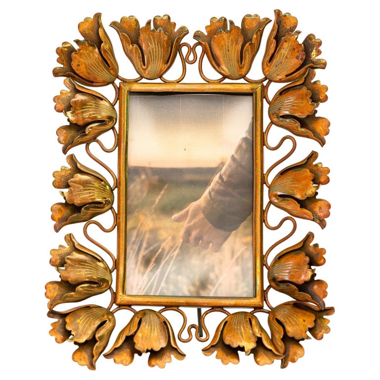 Florale Jugendstil Picture Frame Vienna around 1906 at 1stDibs