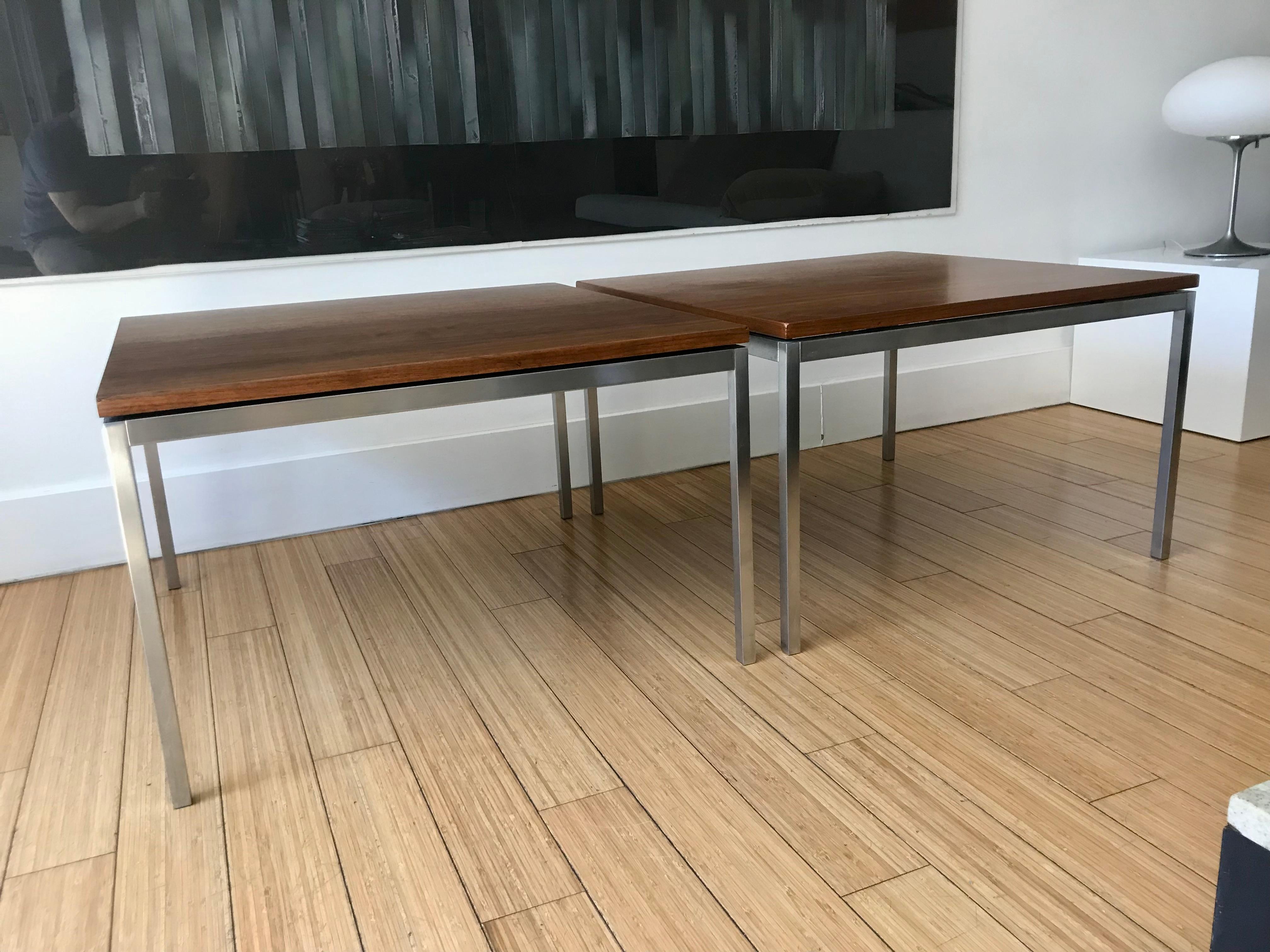 Florence Knoll Architectural Occasional Tables, 1960s For Sale at 1stDibs