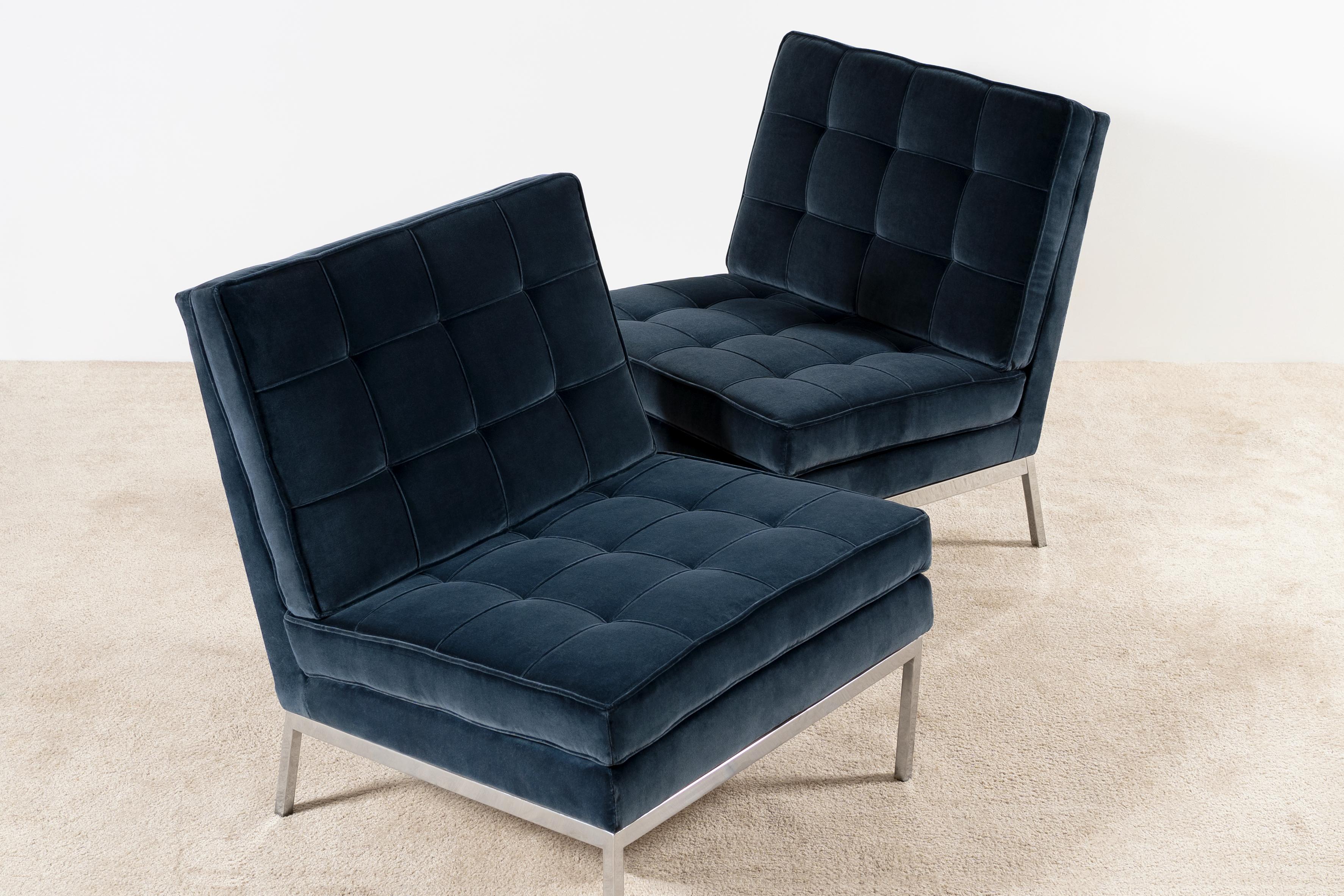 Florence Knoll, Pair of Lounge Chairs Model 65 for Knoll, circa 1960 at ...