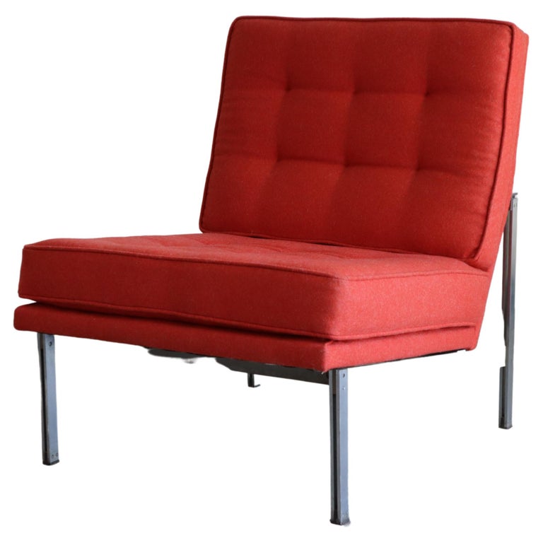 Florence Knoll "Parallel Bar" Slipper Chair For Sale at 1stDibs