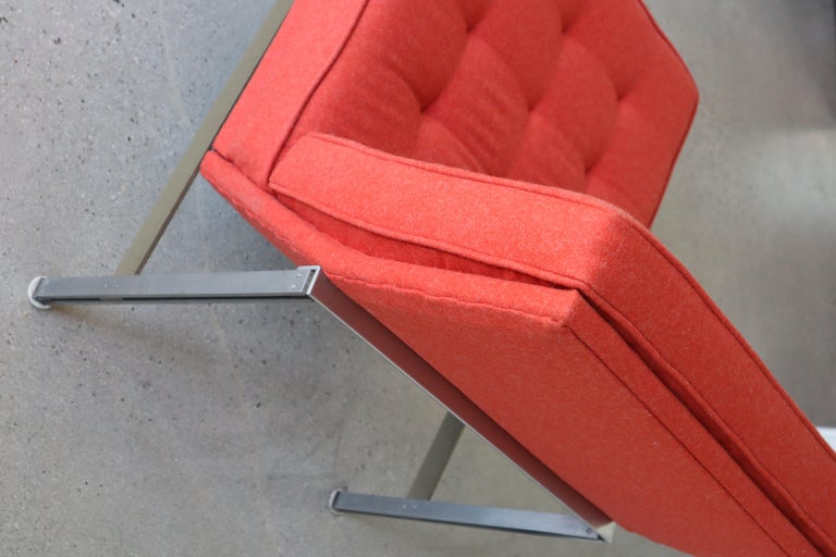 Florence Knoll "Parallel Bar" Slipper Chair For Sale at 1stDibs