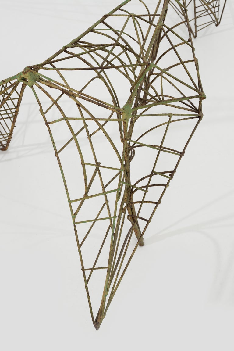 Florence Resnikoff Welded Steel Sculpture For Sale at 1stDibs