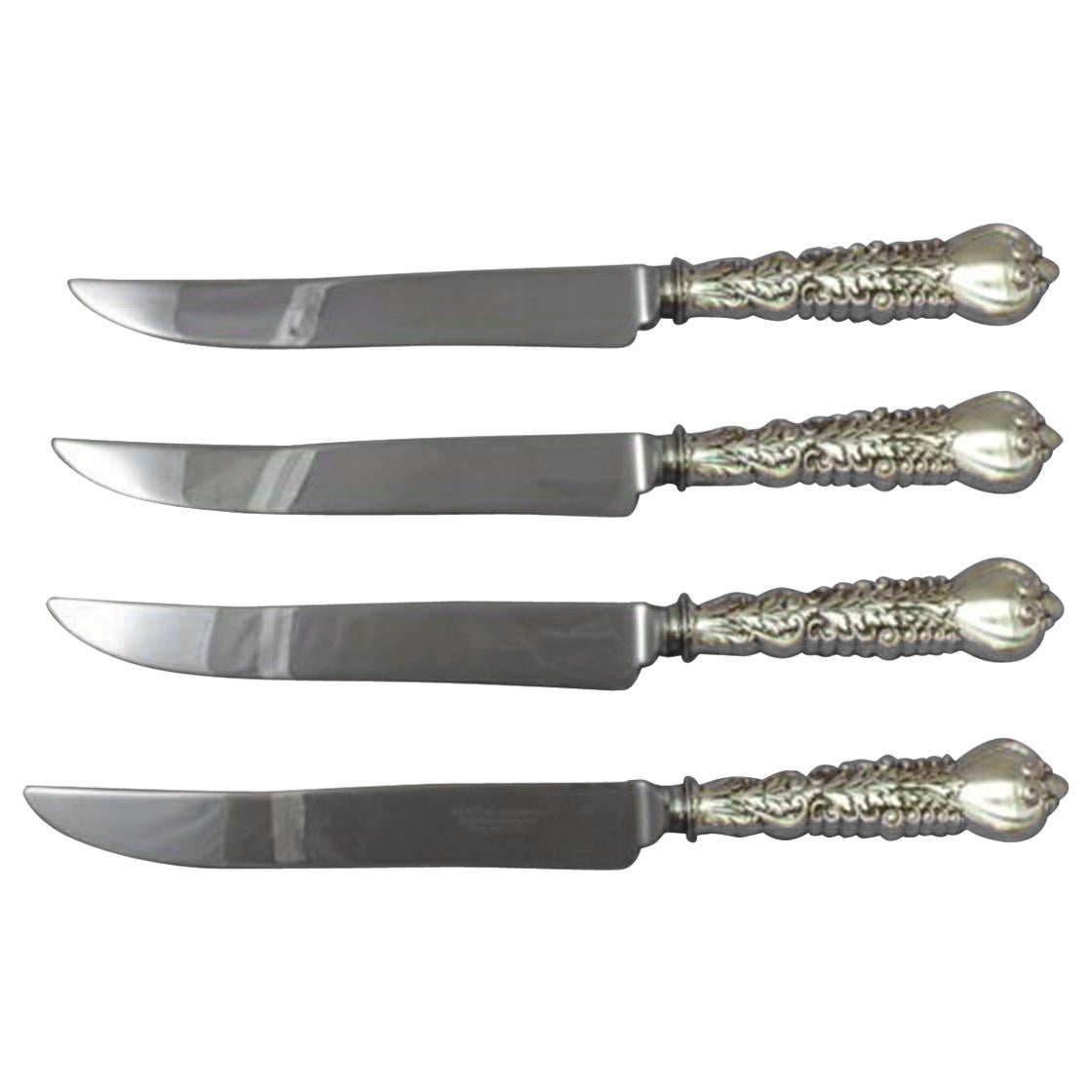 San Lorenzo by Tiffany and Co. Sterling Steak Knife Set 4-Piece Texas ...
