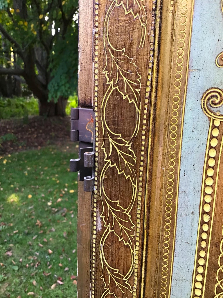 Florentine Gold Folding Screen, Italian Gilt Boudoir Screen, Room ...