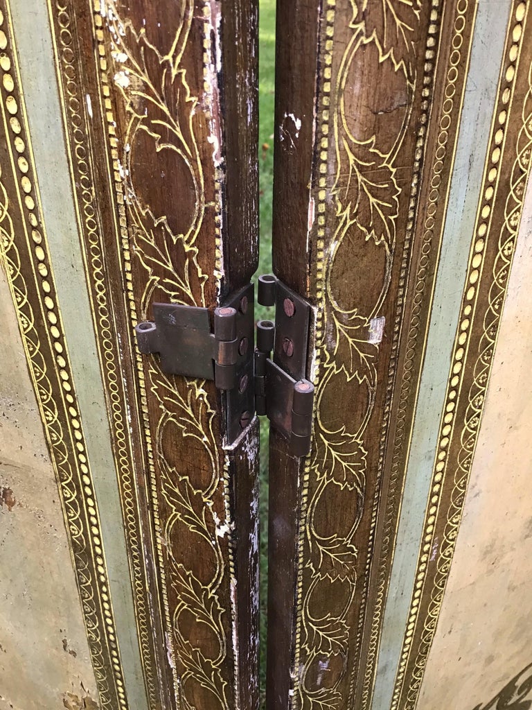 Florentine Gold Folding Screen, Italian Gilt Boudoir Screen, Room ...