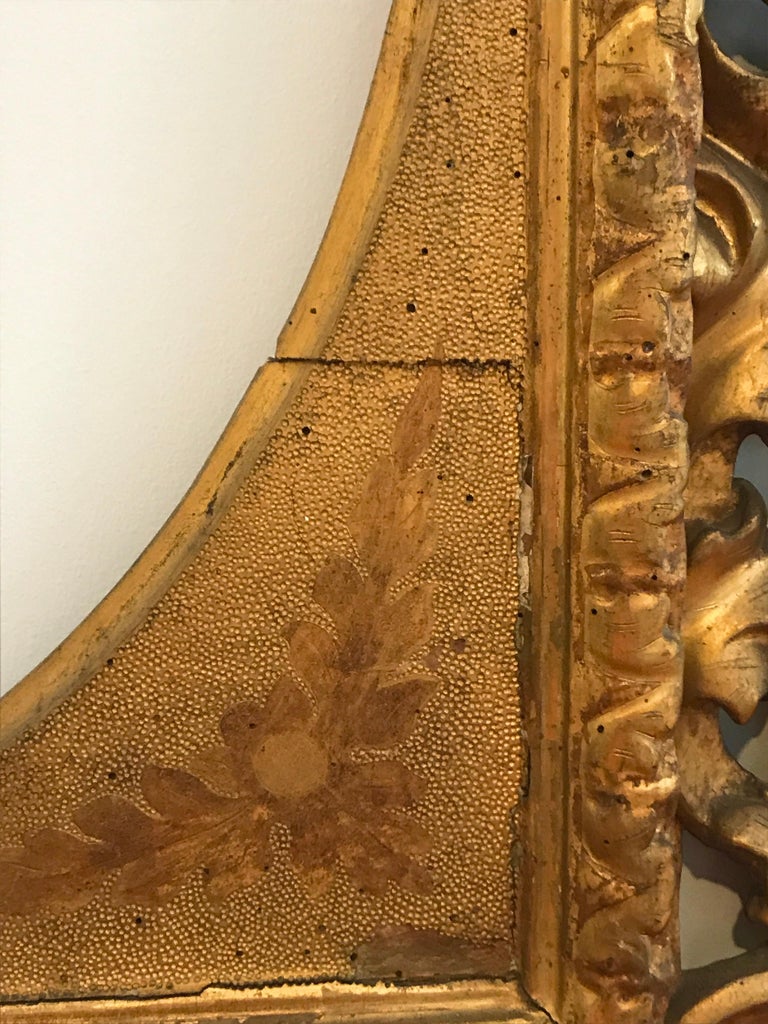 Florentine Style Italian Carved Frame in Gold with Leafs and Shells ...