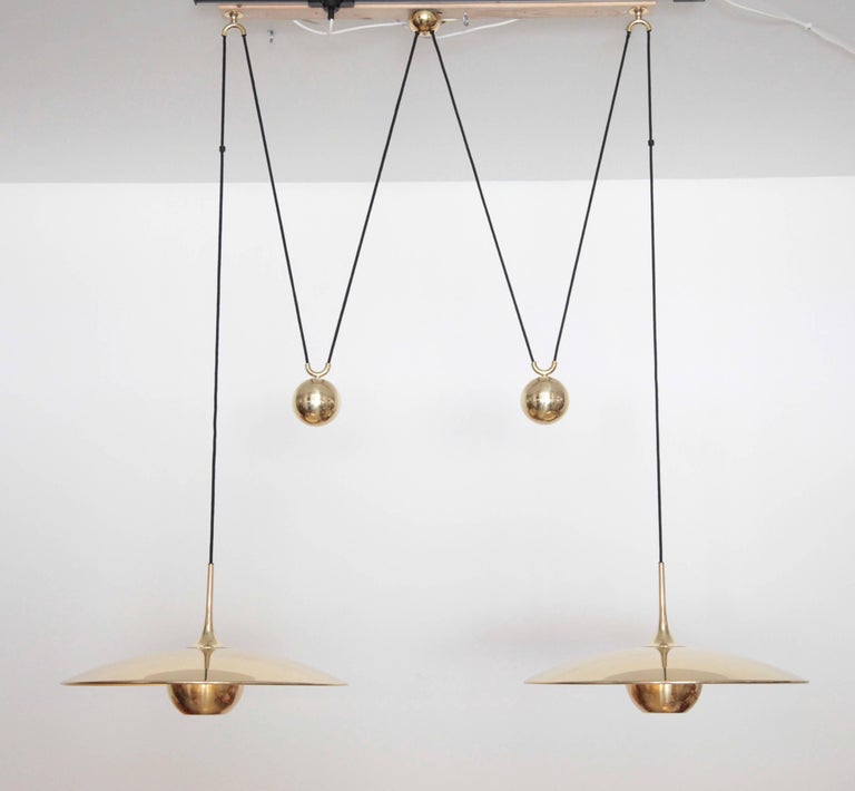 Florian Schulz Double Onos 55-Pendant Lamp with Side Counter Weights at ...
