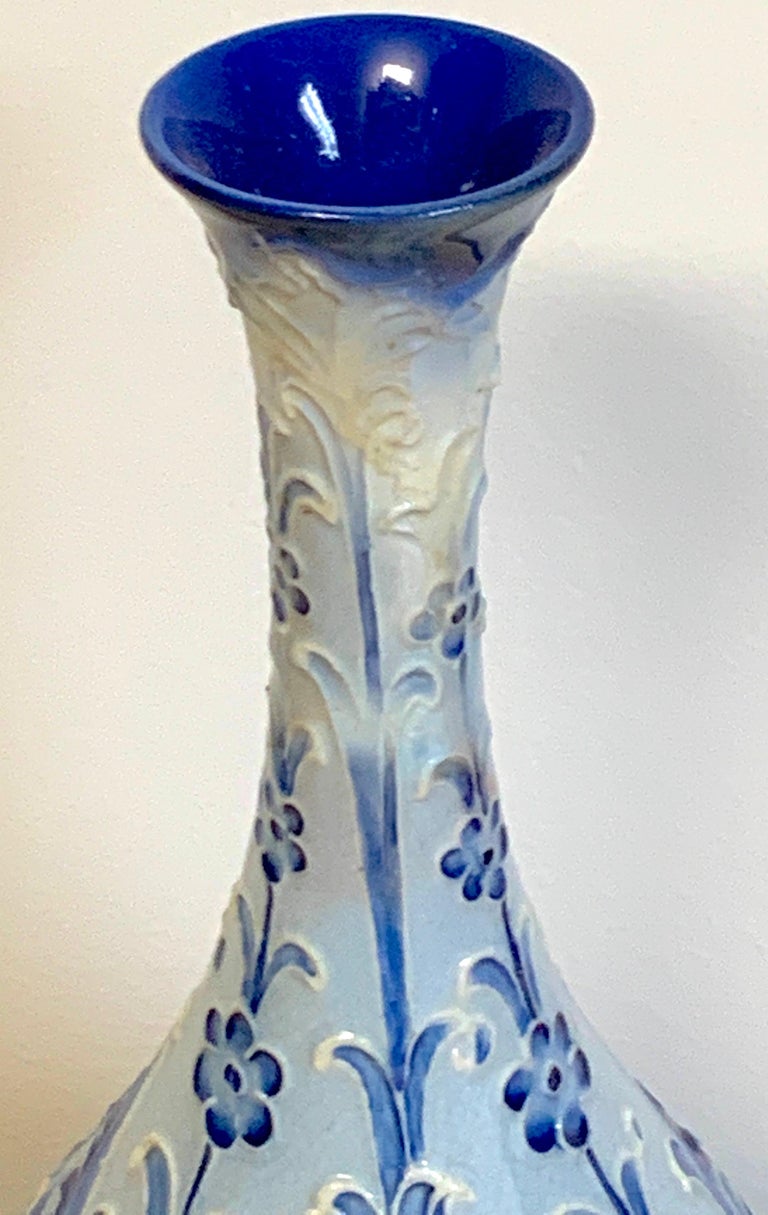 Florian Ware, Art Nouveau Long Neck Vase by William Moorcroft For Sale ...