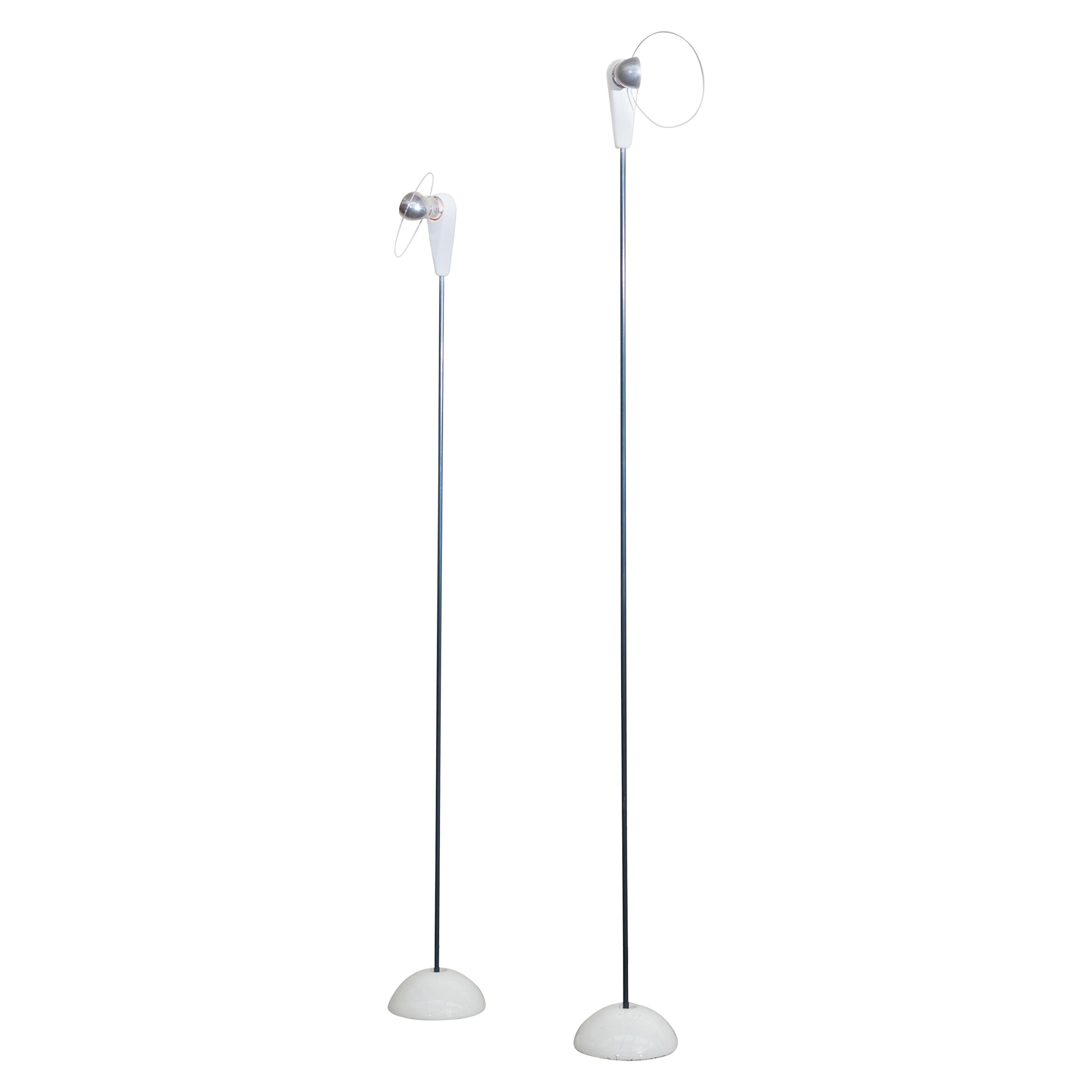 Red Castiglioni Toio Industrial Floor Lamp by Flos at 1stDibs