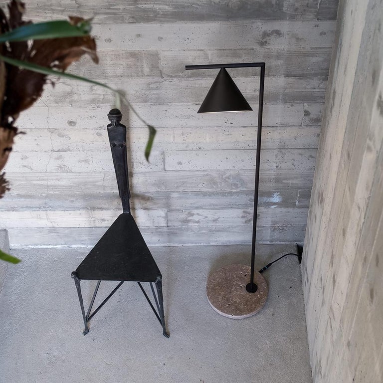 Flos Captain Flint 2700K Outdoor Floor Lamp in Red Burgundy For Sale at ...