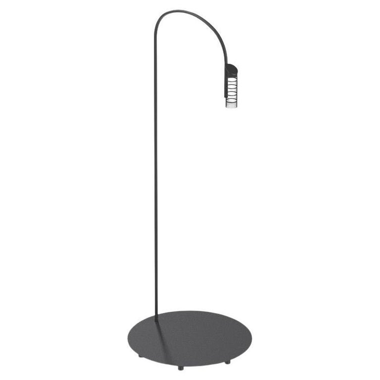 Flos Caule 2700K Model 3 Outdoor Floor Lamp in Black with Nest Shade ...