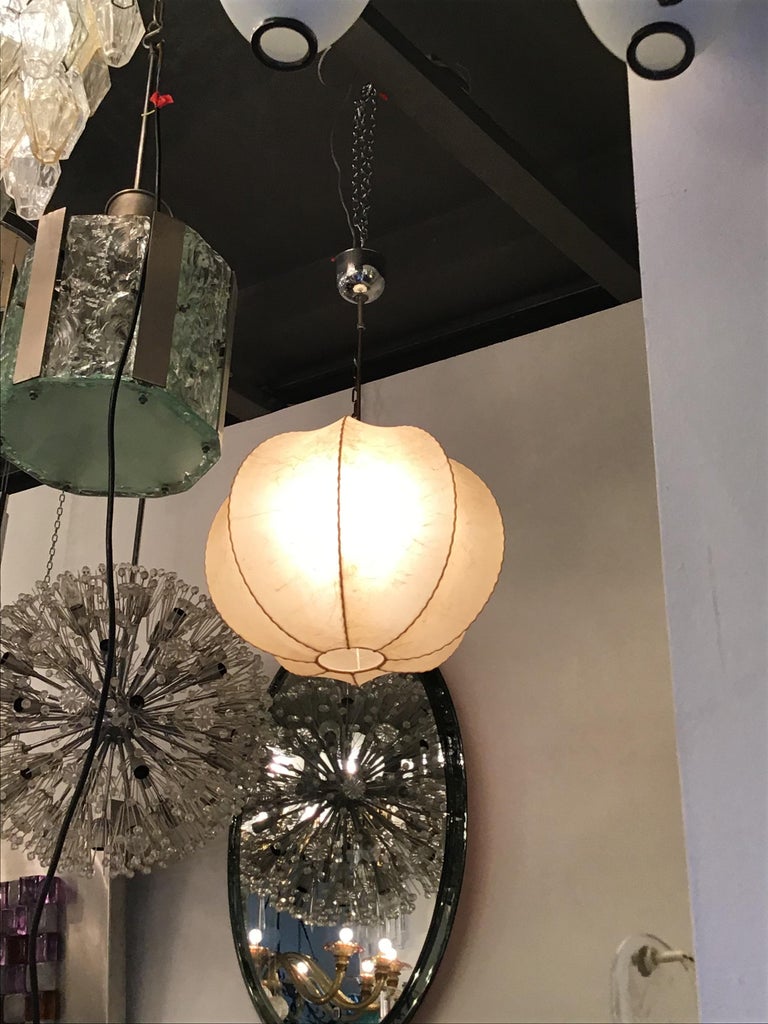 Flos Chandelier Cocoon 1970 Italy For Sale at 1stDibs