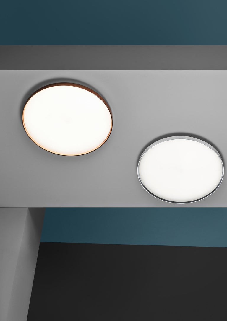 FLOS Clara Ceiling Light w/ Chrome Trim by Piero Lissoni For Sale at ...