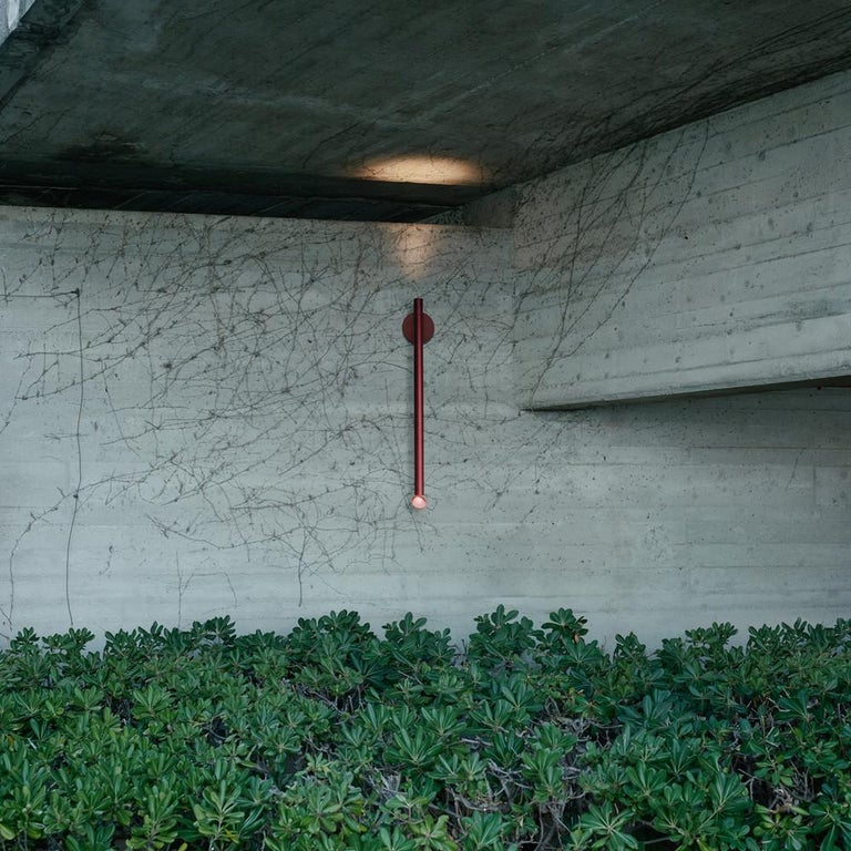 Flos Flauta Riga Medium Indoor Wall Sconce in Anodized Copper For Sale ...