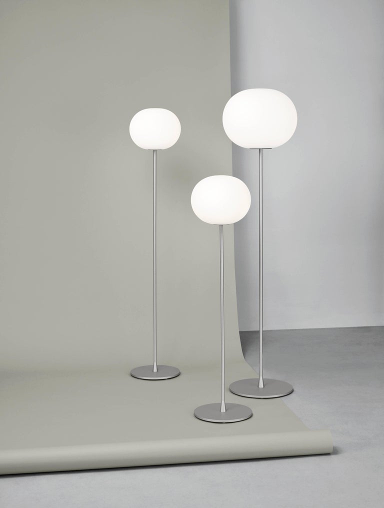 Jasper Morrison Modern Sphere Glass Stainless Steel F3 Floor Lamp for ...