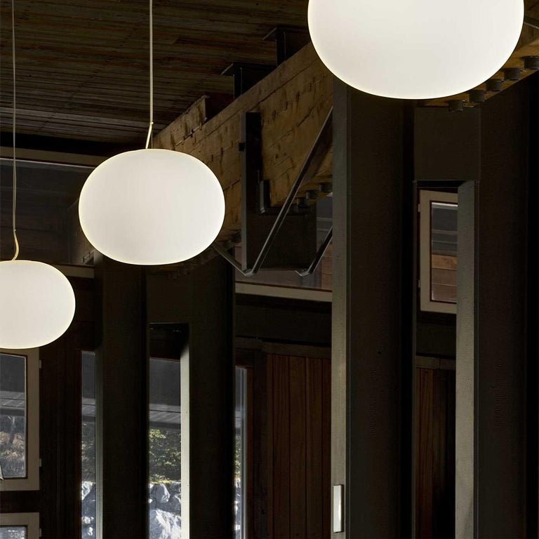 Jasper Morrison Modern Sphere Glass Stainless Steel S1 Pendant Lamp for ...