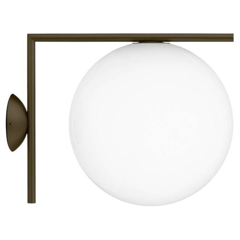 Flos IC Light Outdoor Large Wall Sconce in Deep Brown by Michael ...