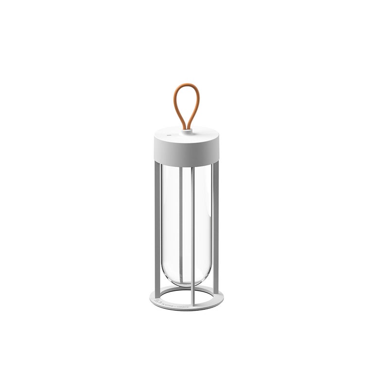 Flos In Vitro 3000K Unplugged Portable Lamp in White by Philippe Starck ...