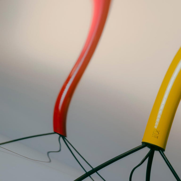 Flos Luminator Floor Lamp in Light Blue with Iron and Metal Frame For ...