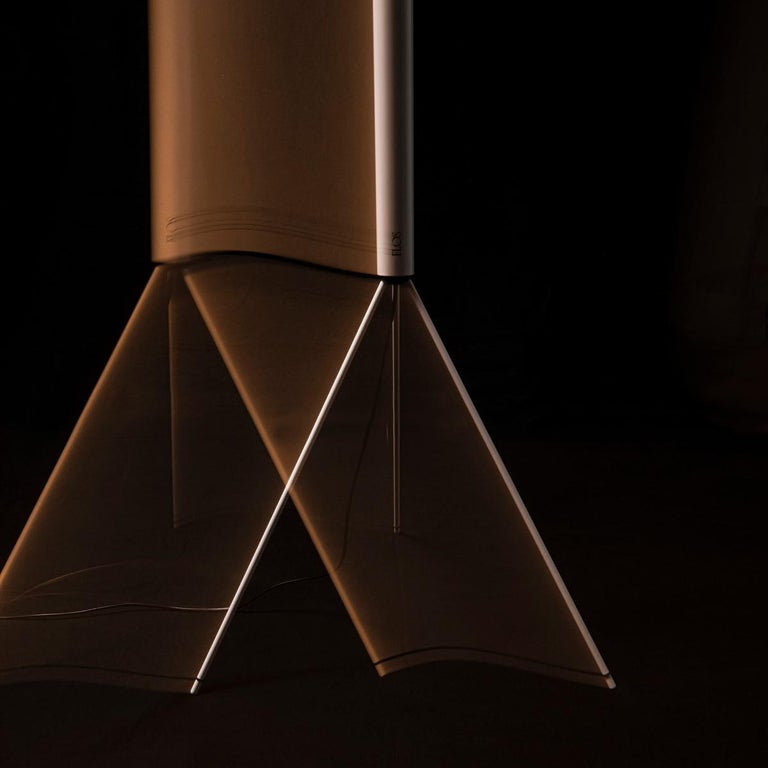 Flos Luminator Floor Lamp in Red with Iron and Metal Frame For Sale at ...