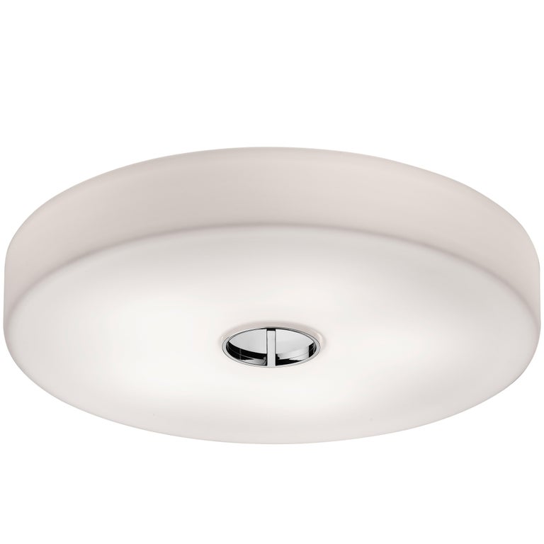 FLOS Mini Button Wall and Ceiling Light in Glass by Piero Lissoni For ...
