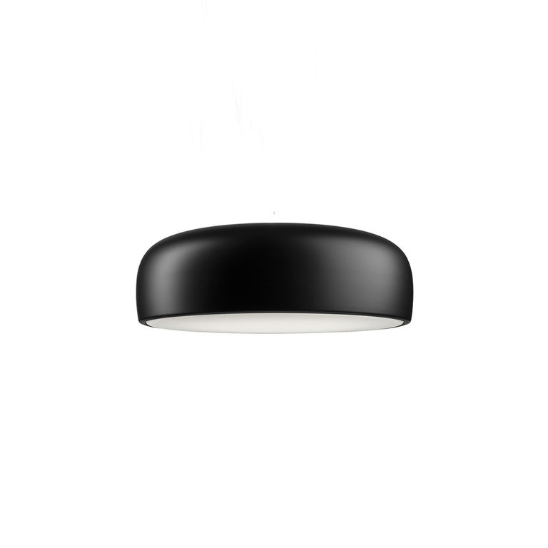 Flos Smithfield LED E26 Ceiling Lamp in Matte Black by Jasper Morrison ...