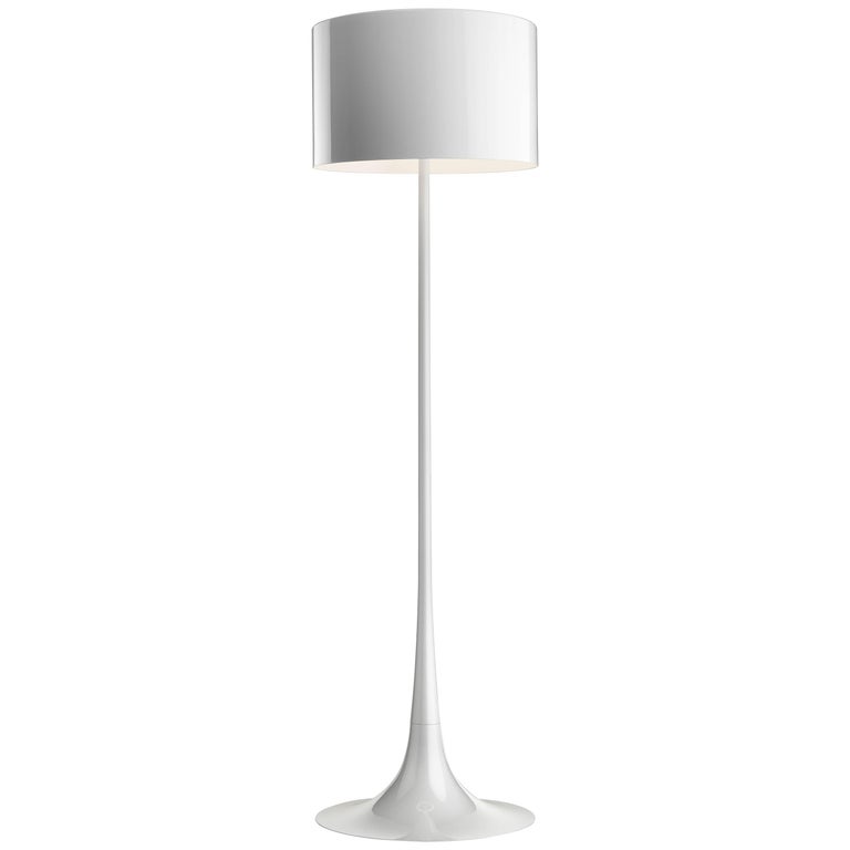 FLOS Spun Light Floor Lamp in Shiny White by Sebastian Wrong For Sale ...