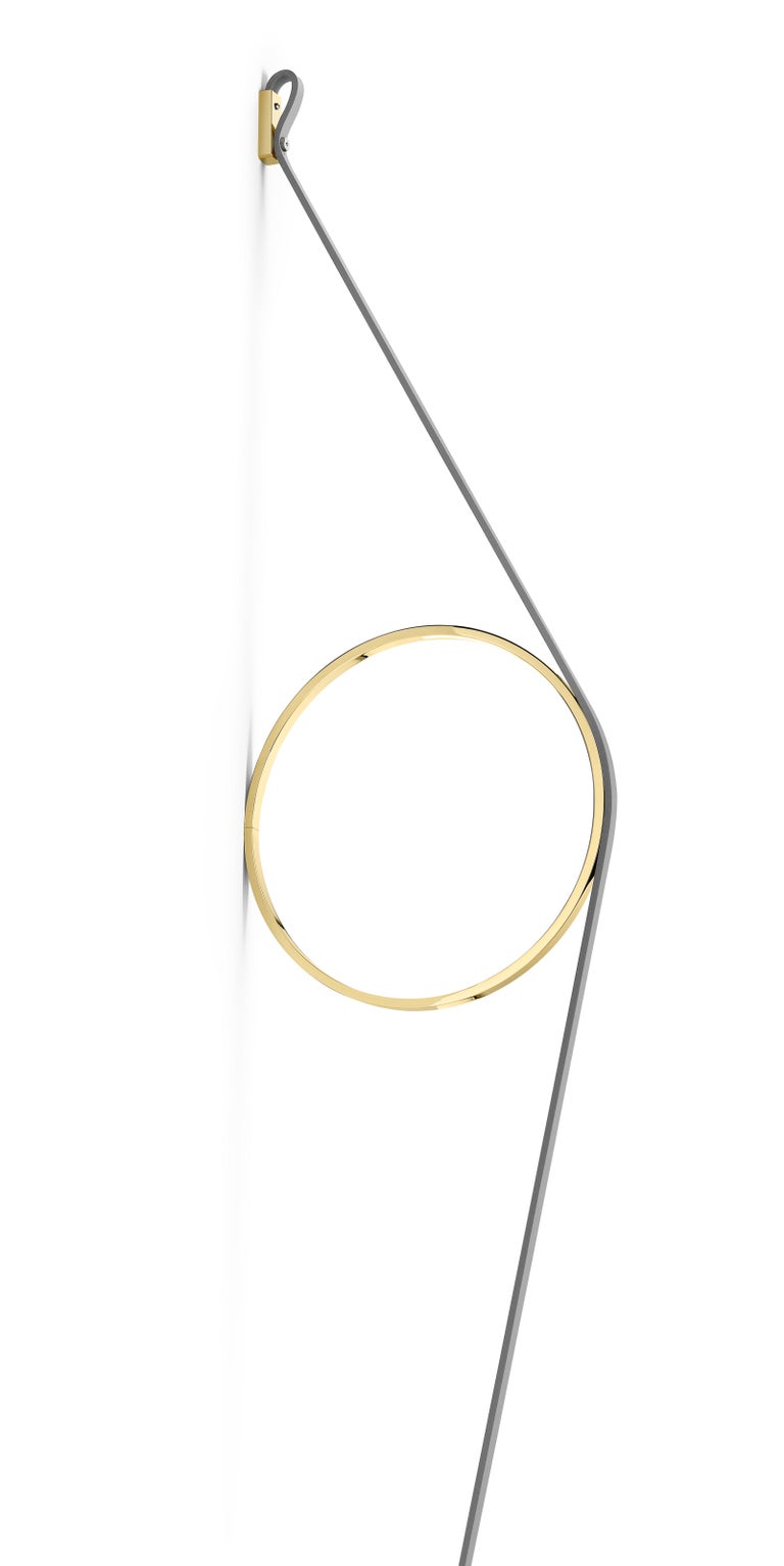 FLOS Wirering Wall Light in Grey and Gold by Formafantasma For Sale at ...