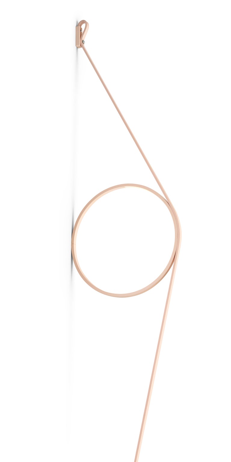 FLOS Wirering Wall Light in Pink by Formafantasma For Sale at 1stDibs