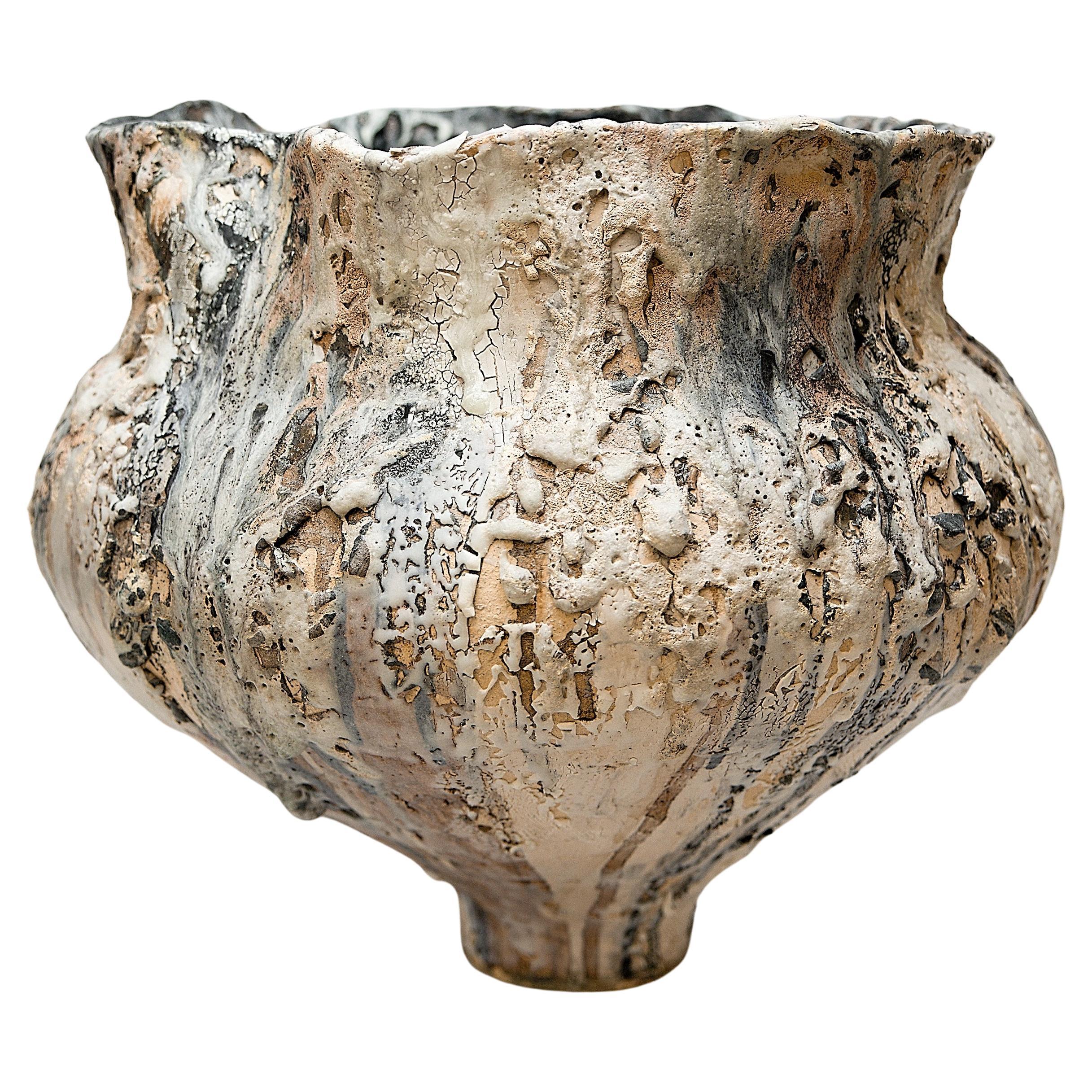 Flow Series II Large Fluted Vessel For Sale at 1stDibs