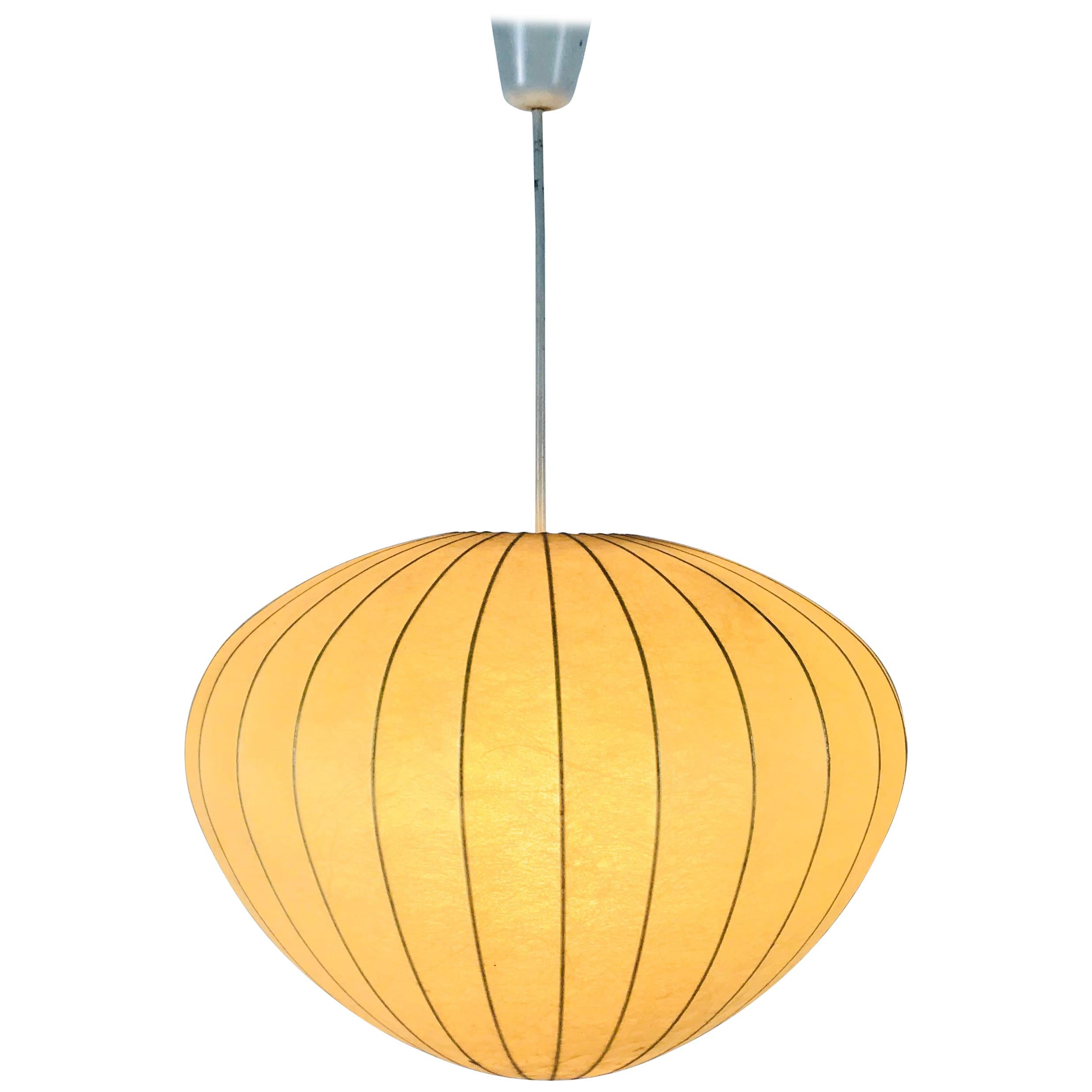 Flower Shape Mid-Century Modern Cocoon Pendant Light, 1960s, Italy at ...