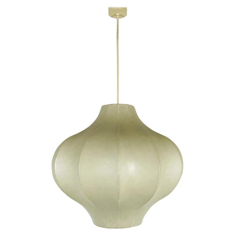 Flower Shape Mid-Century Modern Cocoon Pendant Light, 1960s, Italy at ...